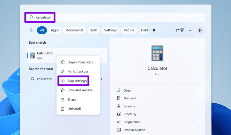 4 Ways to Fix Calculator App Not Working on Windows 11 - Guiding Tech