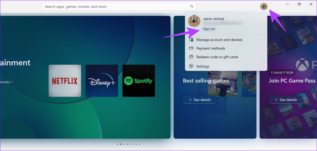 4 Ways to Fix “There Has Been an Error” in Microsoft Store - Guiding Tech