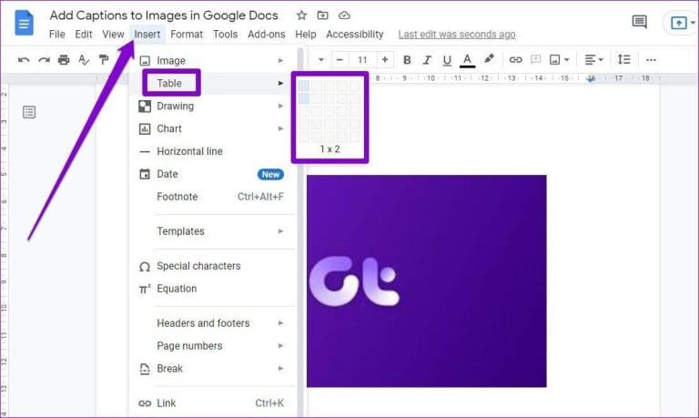 4 Ways to Add Captions to Images in Google Docs - Guiding Tech