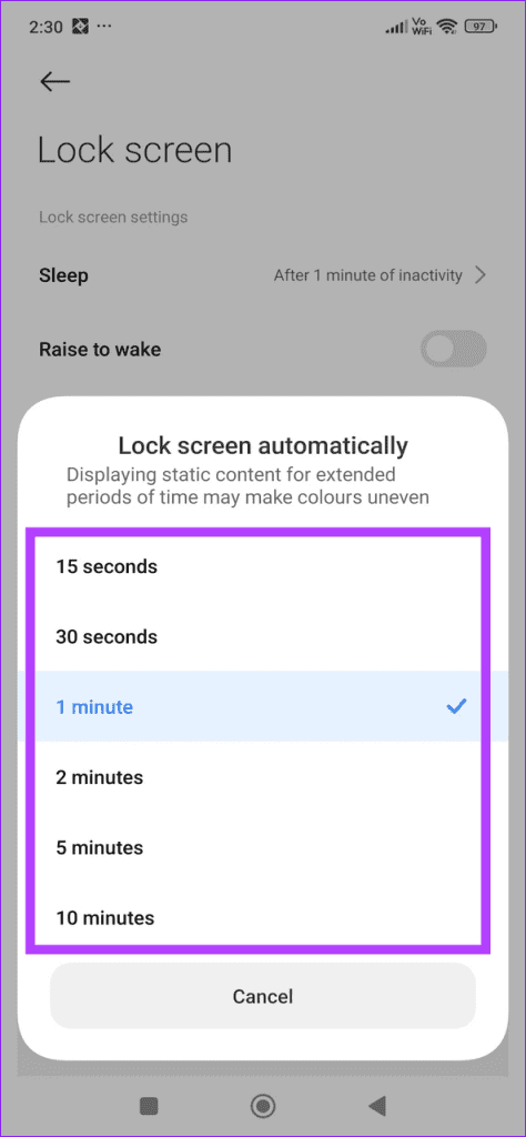 How to Delay Android Phone Screen Lock Time - Guiding Tech
