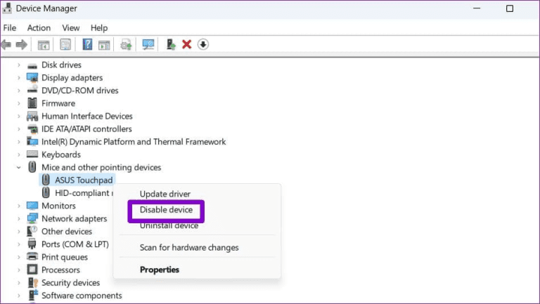 4 Ways to Disable Touchpad on Windows 11 Laptops - Guiding Tech