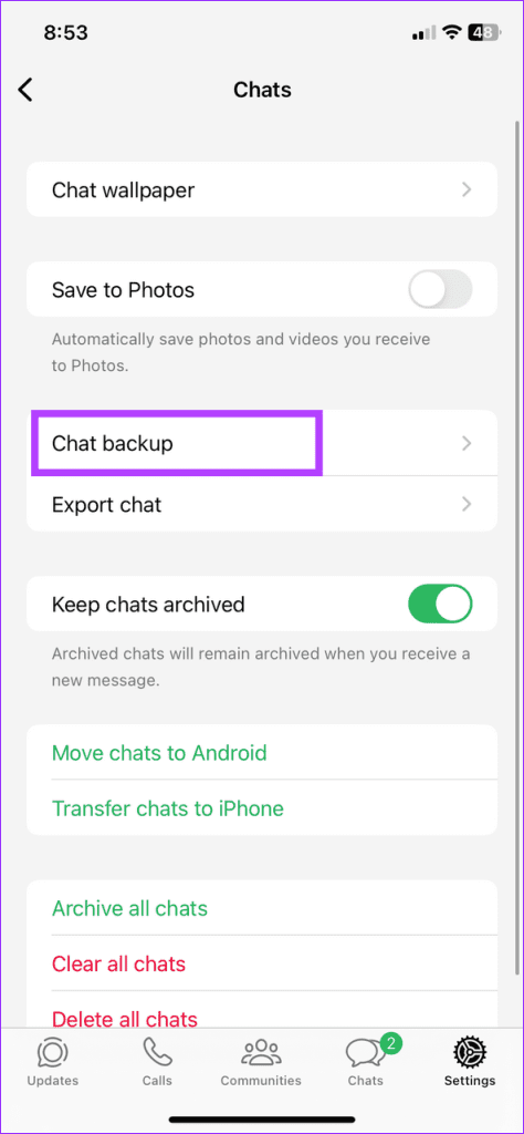 How to Delete WhatsApp Backup From iCloud Storage on iPhone - Guiding Tech
