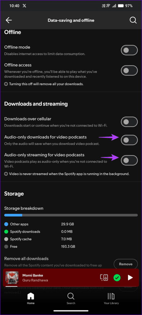 How to Make Spotify Use Less Mobile Data - Guiding Tech