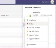 How To Set Available Status In Microsoft Teams - Design Talk