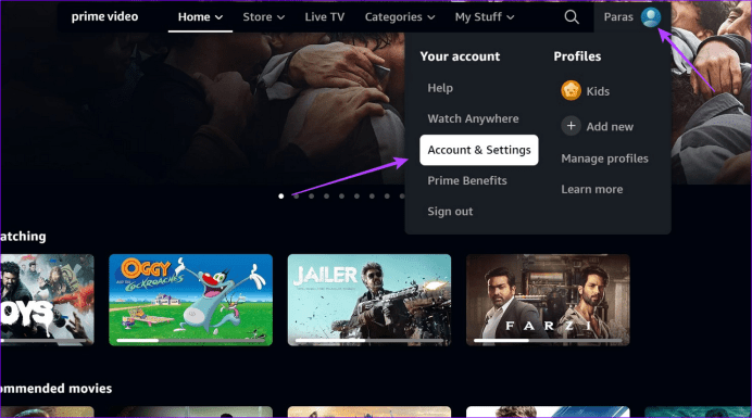 Prime Video: Clear Continue Watching, Search, and Watch History ...