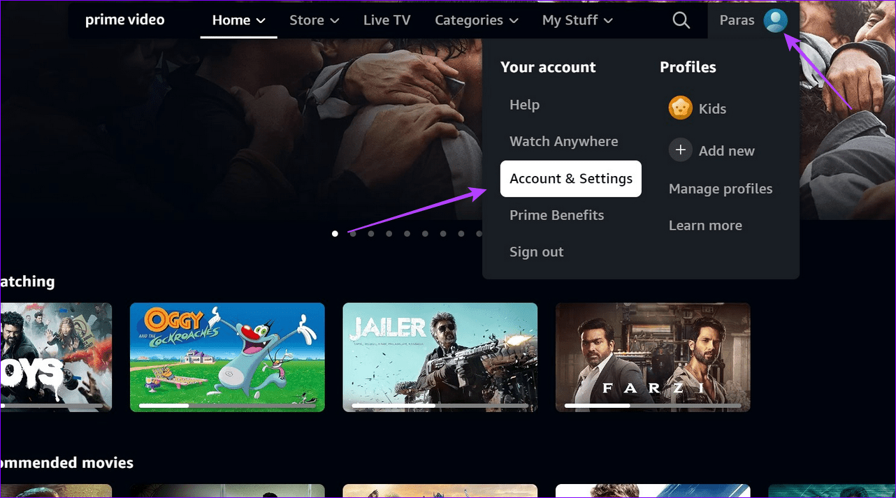 Prime Video: Clear Continue Watching, Search, and Watch History ...