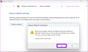 5 Ways to Reset Firewall Settings on Windows 11 - Guiding Tech