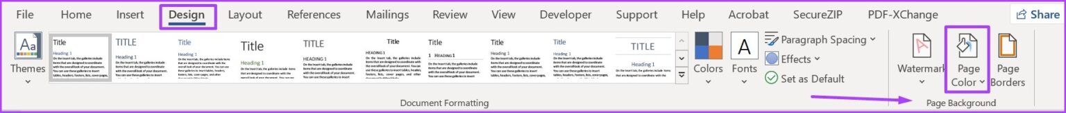 5 Ways to Change Background in a Word Document - Guiding Tech
