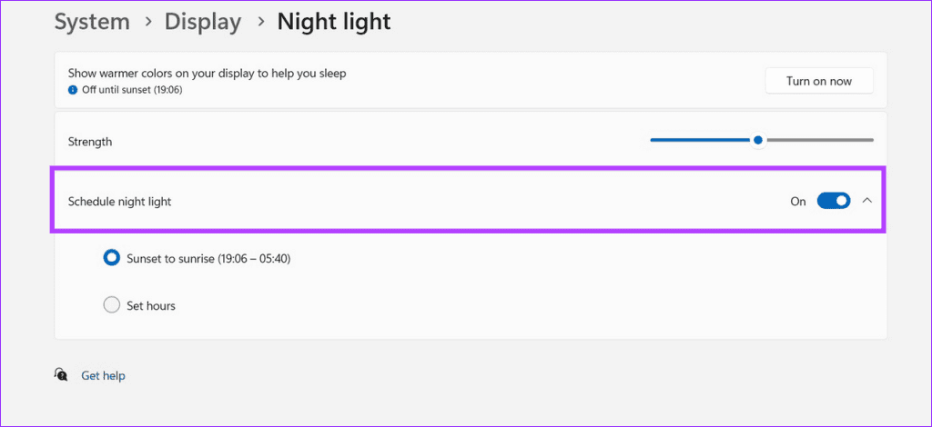 5 Ways to Fix Night Light Not Working on Windows 11 - Guiding Tech