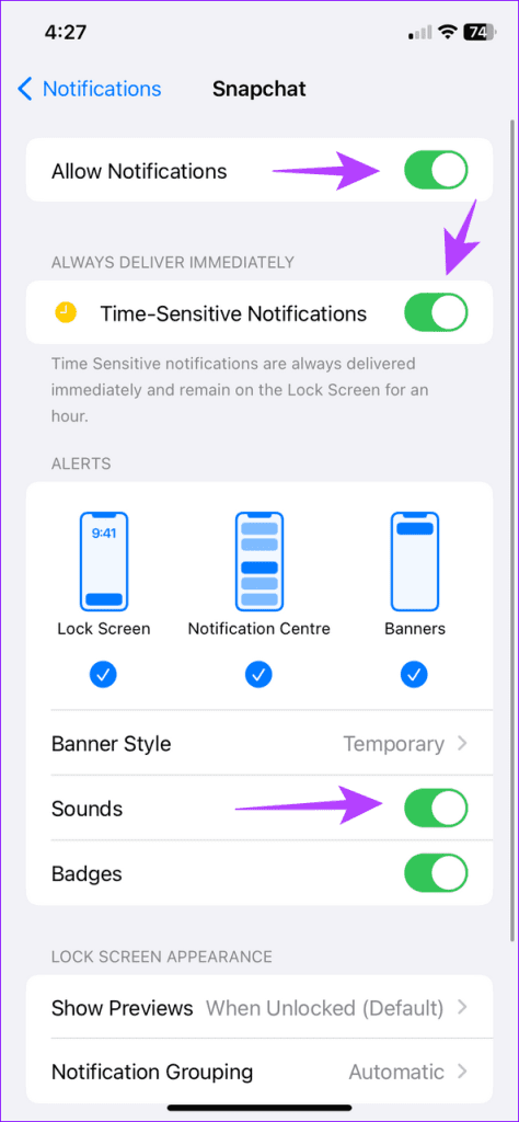 4 Ways to Fix Snapchat Notifications Not Working on iPhone