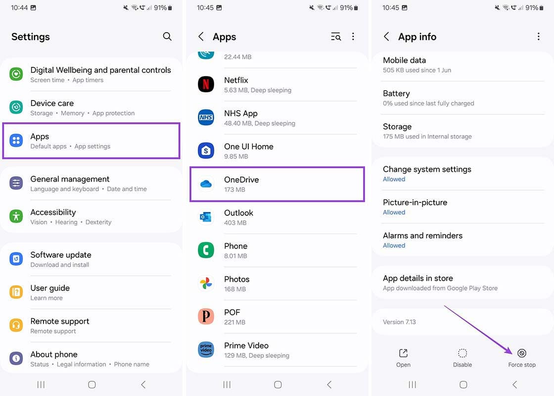 4 Fixes When You Can’t Sign into OneDrive on Android - Guiding Tech