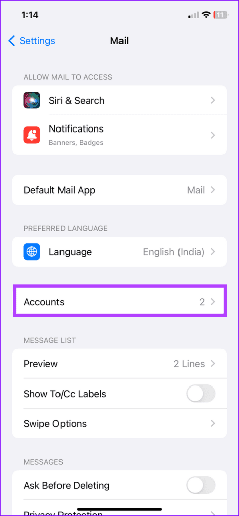 5 Ways to Fix Mail App Not Working on iPhone - Guiding Tech