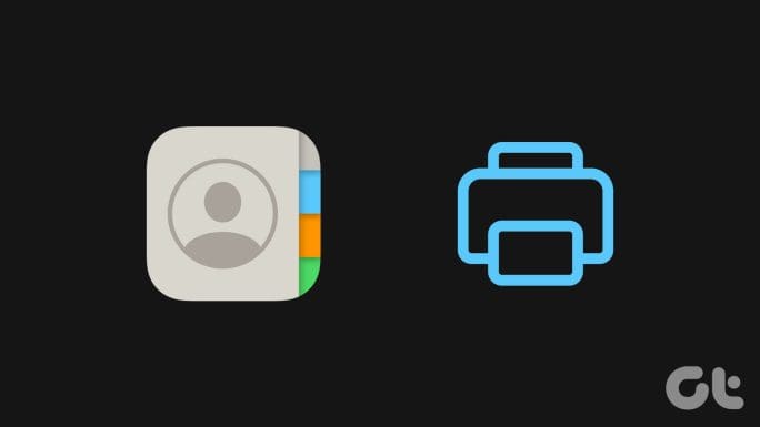 4 Best Ways to Print Contacts From iPhone - Guiding Tech