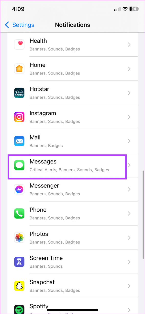 5 Ways to Fix iMessage Notifications Not Working on iPhone - Guiding Tech