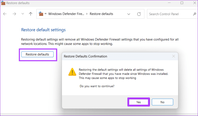 5 Ways to Reset Firewall Settings on Windows 11 - Guiding Tech