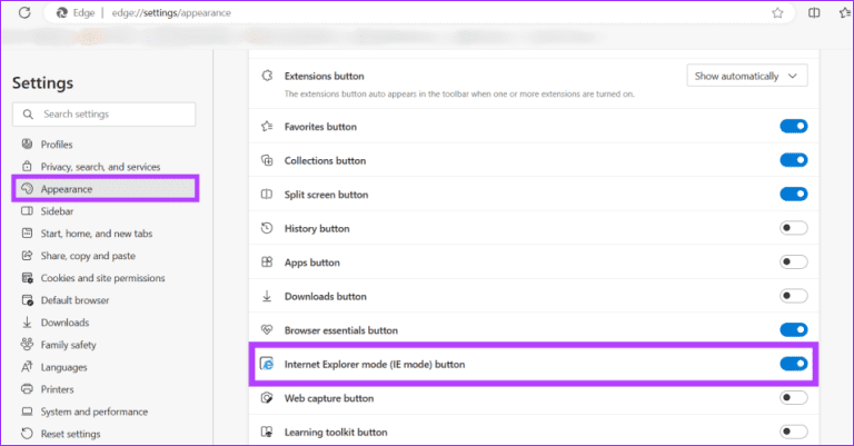 How to Enable or Disable Internet Explorer Mode in Edge - Guiding Tech
