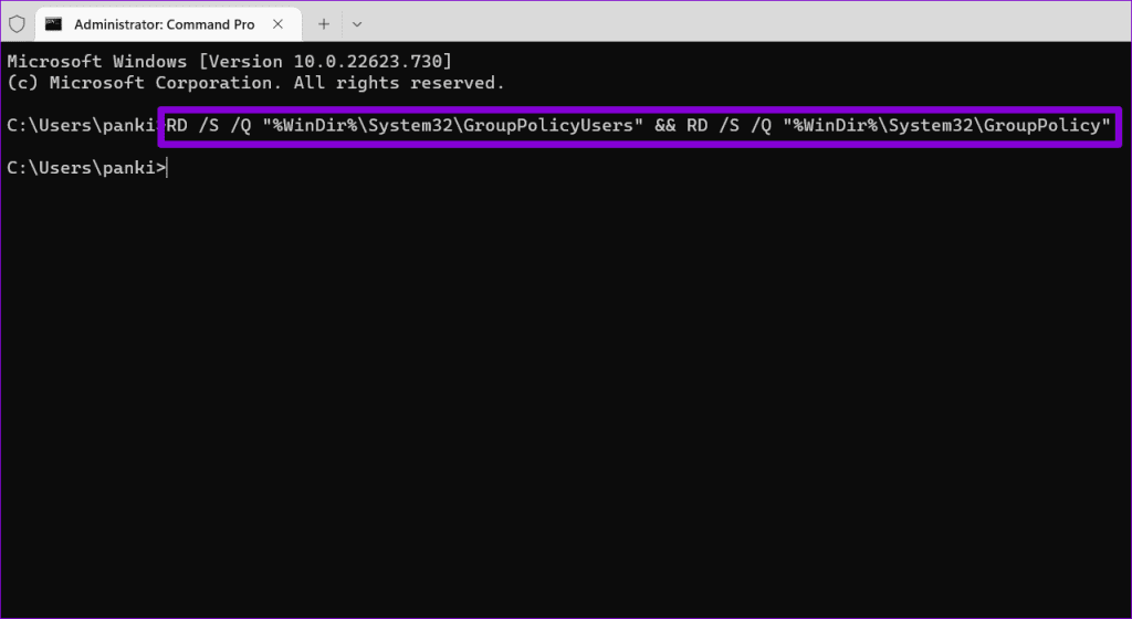 2 Ways to Reset Local Group Policy Settings on Windows 11 - Guiding Tech