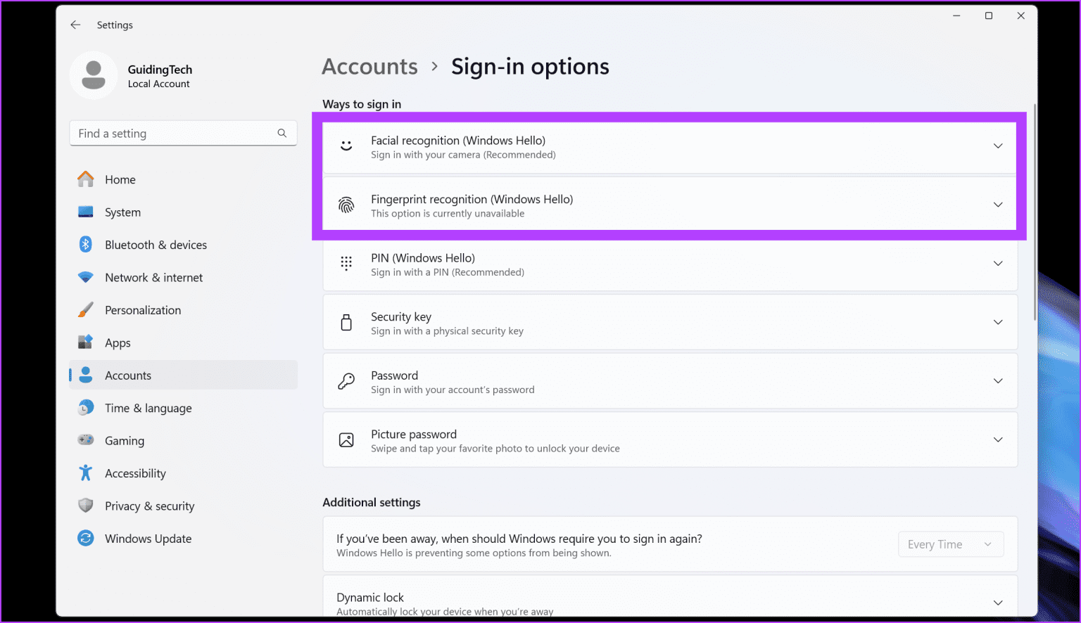How to Set up and Use Windows Hello on Windows 10 and 11