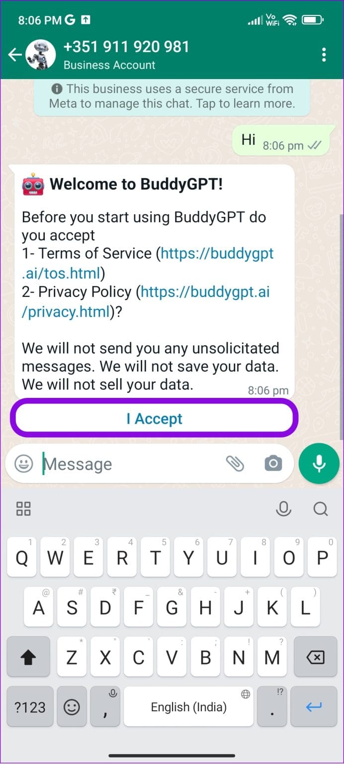 2 Easy Ways to Use ChatGPT on WhatsApp - Guiding Tech