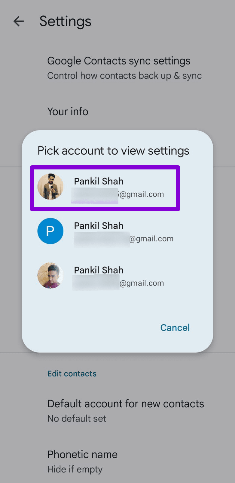 4 Ways to Fix Contacts Search Not Working on Android - Guiding Tech