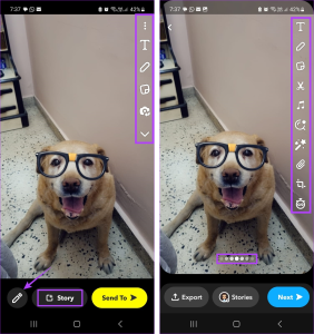 How to Add Camera Roll Photos (Multiple) to Snapchat Story - Guiding Tech