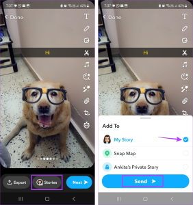 How to Add Camera Roll Photos (Multiple) to Snapchat Story - Guiding Tech