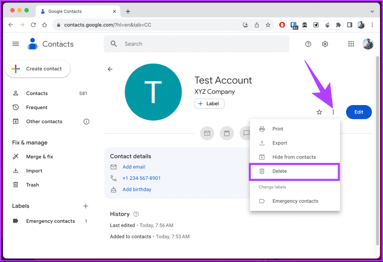 How to Add, Edit or Delete Contacts in Gmail - Guiding Tech