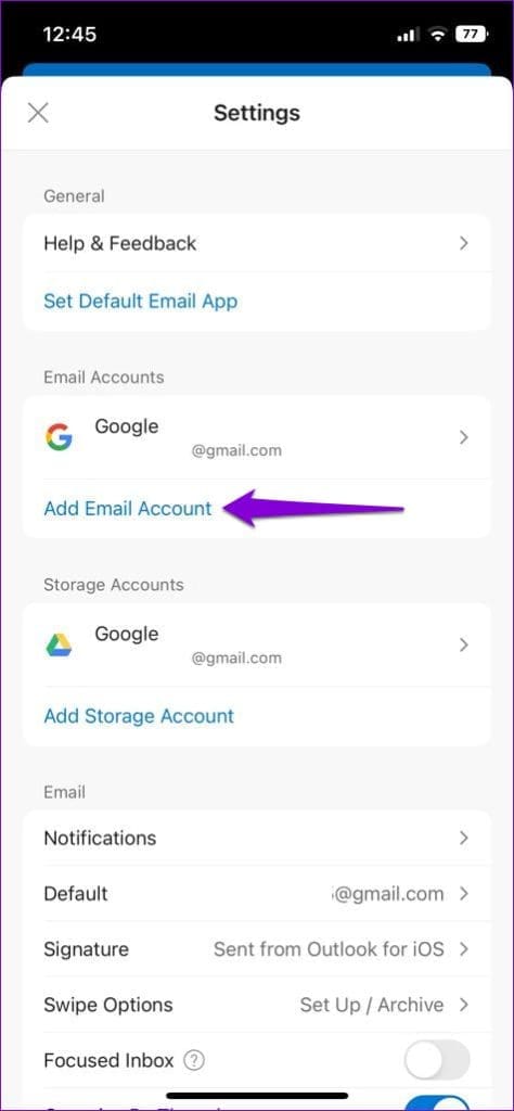 Top 8 Ways to Fix Outlook App Not Syncing Emails on iPhone - Guiding Tech