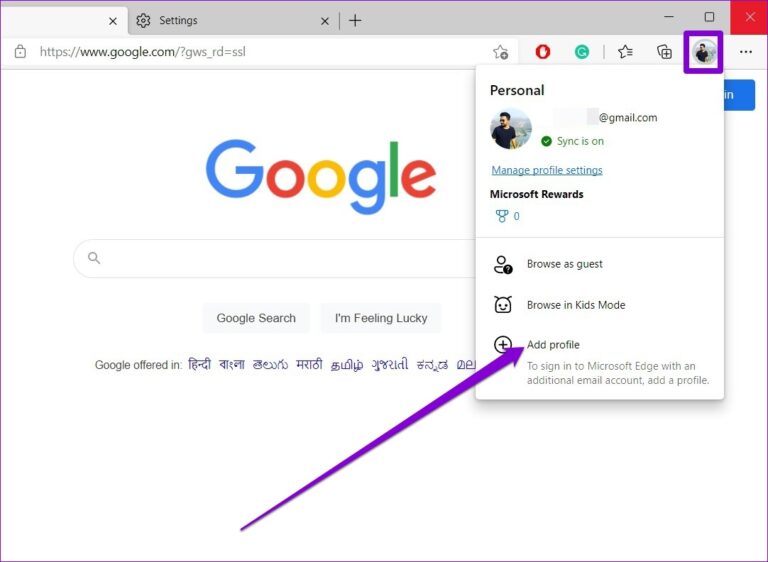 4 Ways to Fix Profile Error in Microsoft Edge - Guiding Tech