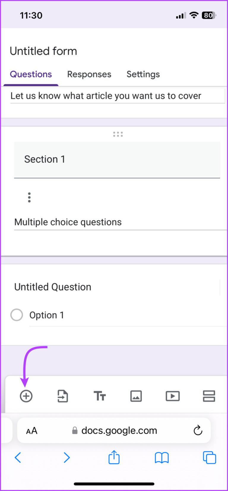 How to Create Google Forms on Mobile: A Beginner's Guide - Guiding Tech