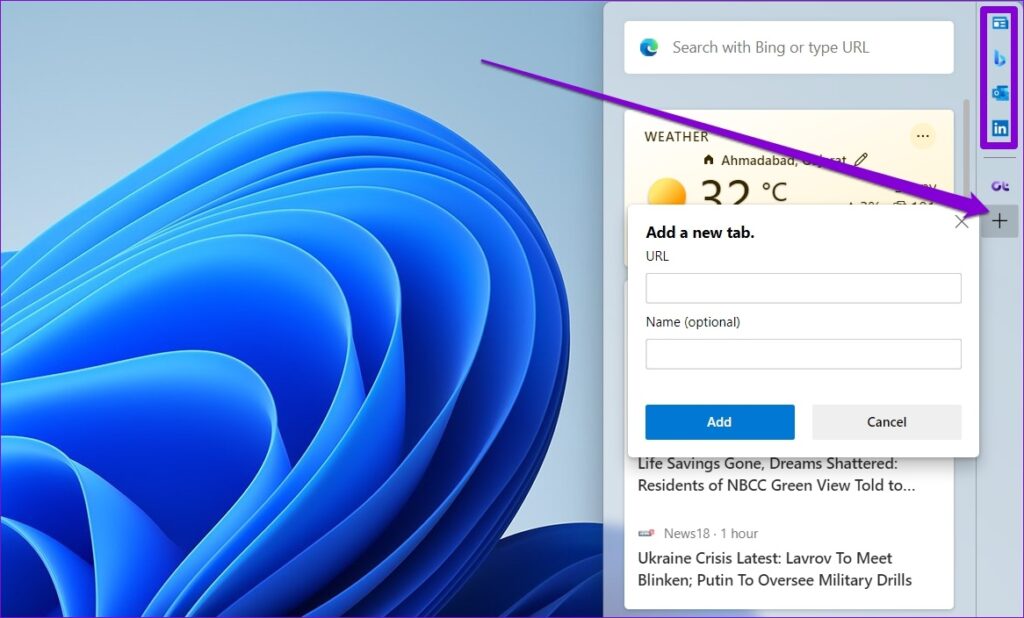 How to Use the Edge Bar in Microsoft Edge on Windows 11 - Guiding Tech
