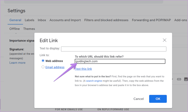 How to Add or Remove Link From Image in Gmail Signature - Guiding Tech
