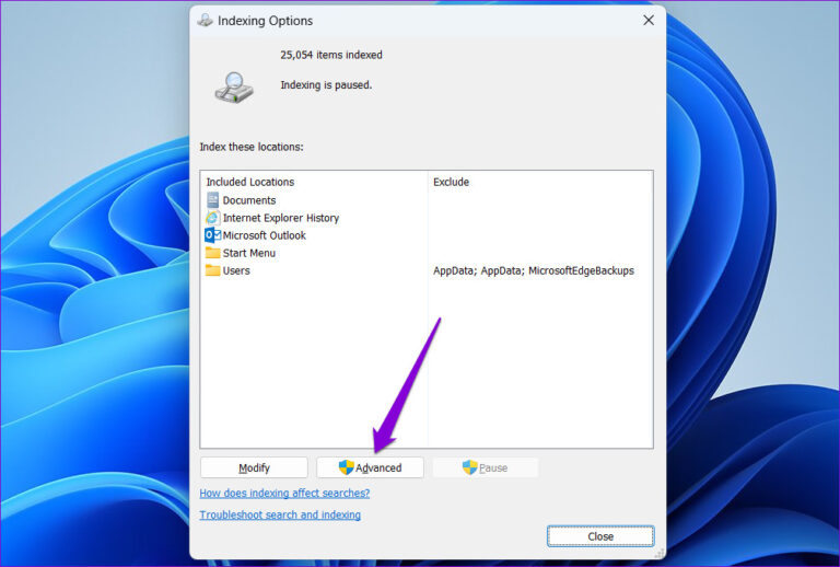 5 Ways to Fix Indexing Is Paused on Windows 11 - Guiding Tech