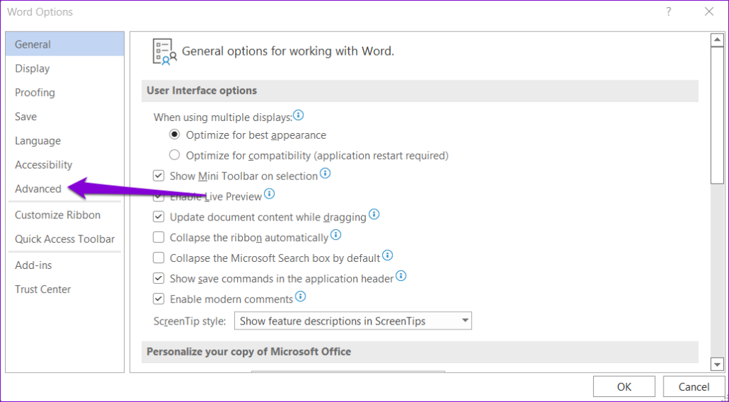 How to Clear or Disable Recently Used Documents List in Microsoft Word - Guiding Tech