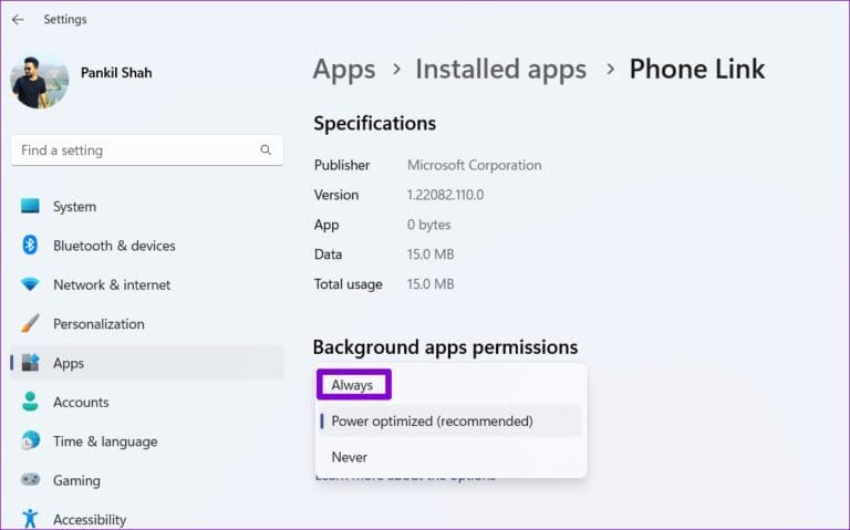 5 Ways to Fix Phone Link App Not Working on Windows 11 - Guiding Tech