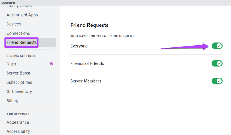 3 Ways to Fix Friend Request Not Working in Discord - Guiding Tech