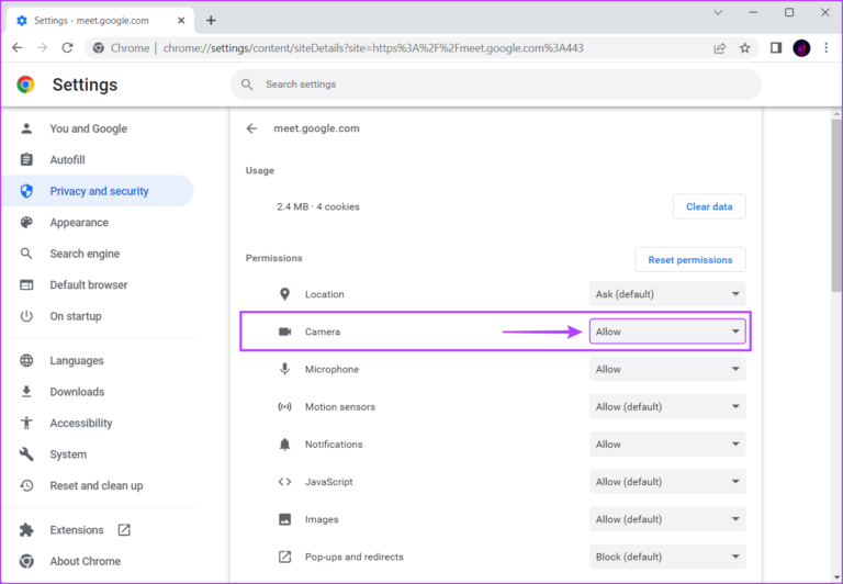 7 Best Ways to Fix Camera Not Working in Google Chrome on Windows 11 ...