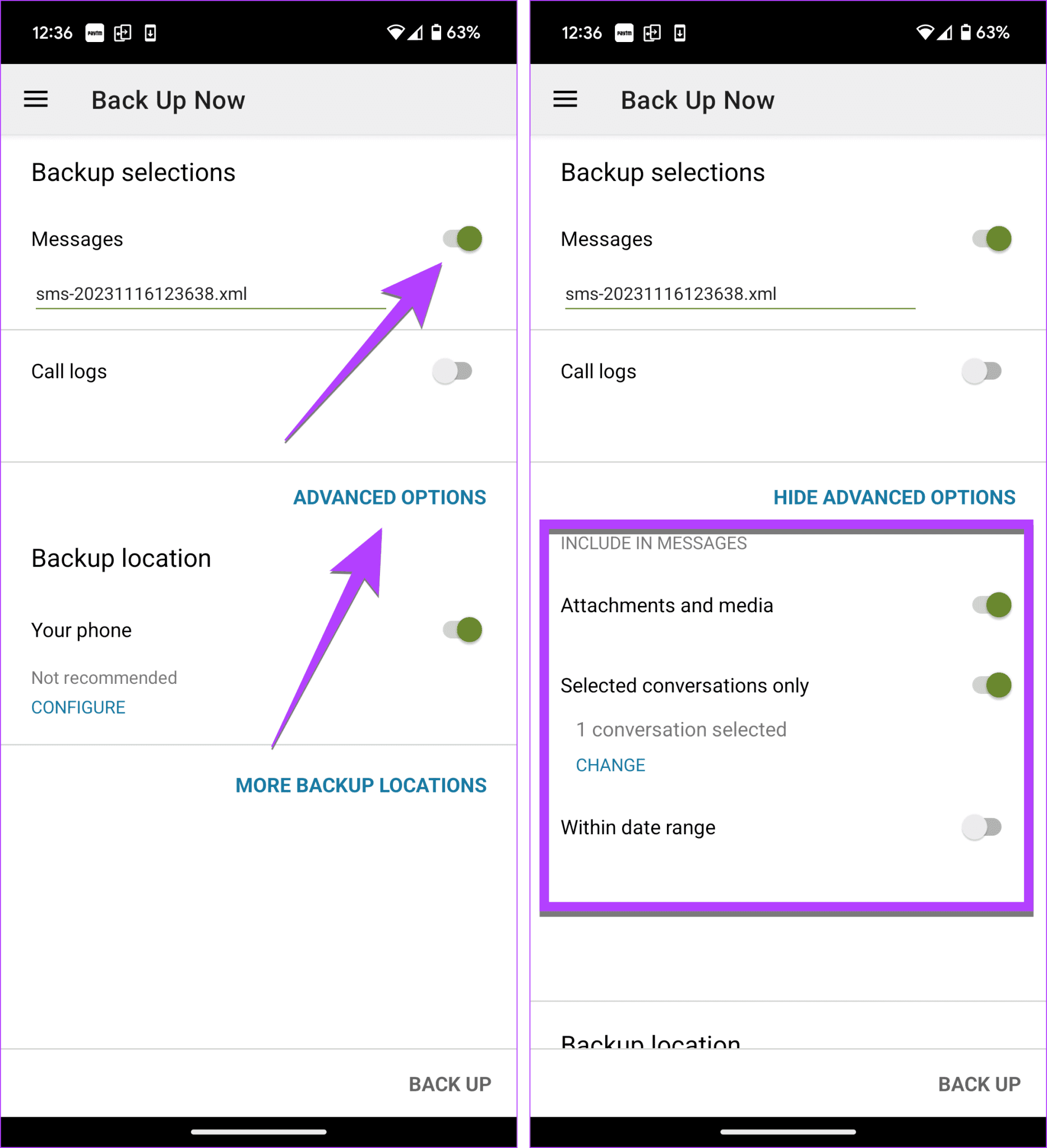 3 Ways to Export Text Messages From Android to PDF - Guiding Tech