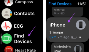 How to Ping Apple Watch from iPhone and Vice Versa - Guiding Tech
