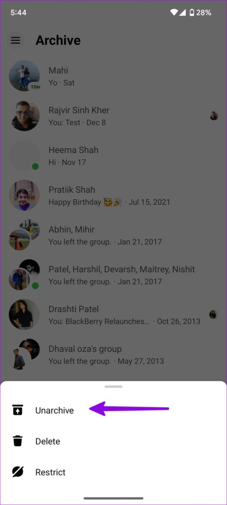 How to Archive Messages and Conversations in Facebook Messenger - Guiding Tech
