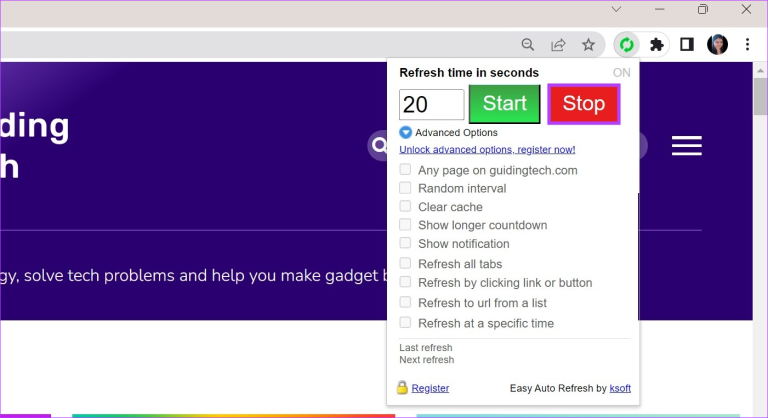 3 Ways to Auto Refresh Tabs in Google Chrome - Guiding Tech