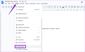 How to Link Paragraphs or Sections in Google Docs