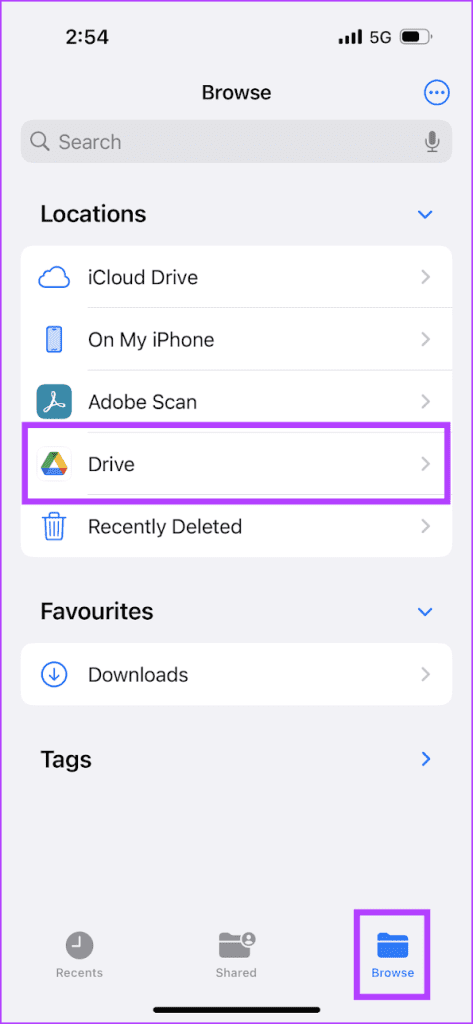 How to Add and Remove Google Drive From Files App on iPhone - Guiding Tech