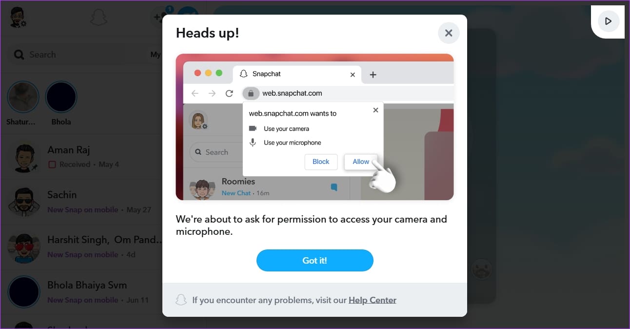 How to Setup and Use Snapchat on Web - Guiding Tech