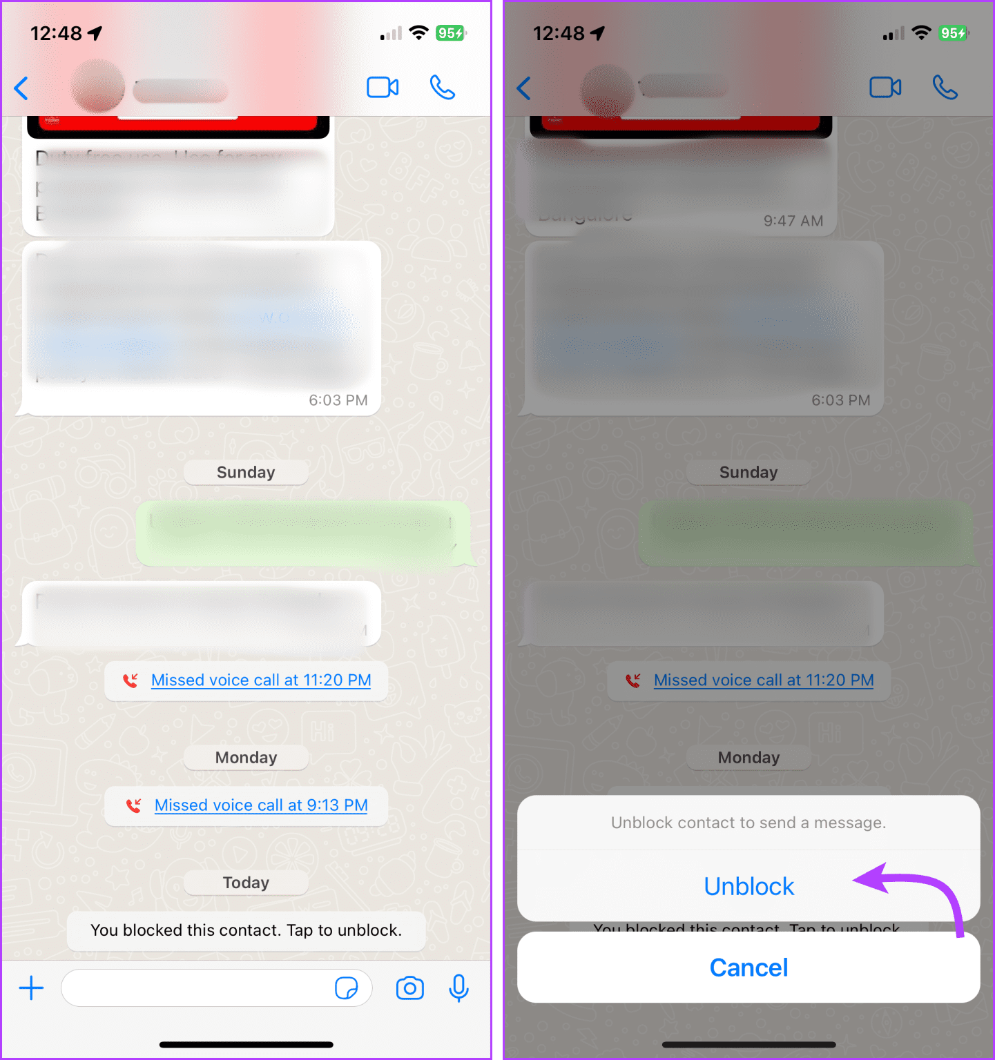 What Happens When You Block Someone on WhatsApp
