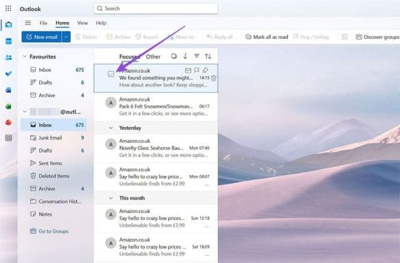 Can’t Select Multiple Emails in Outlook – What to Do - Guiding Tech