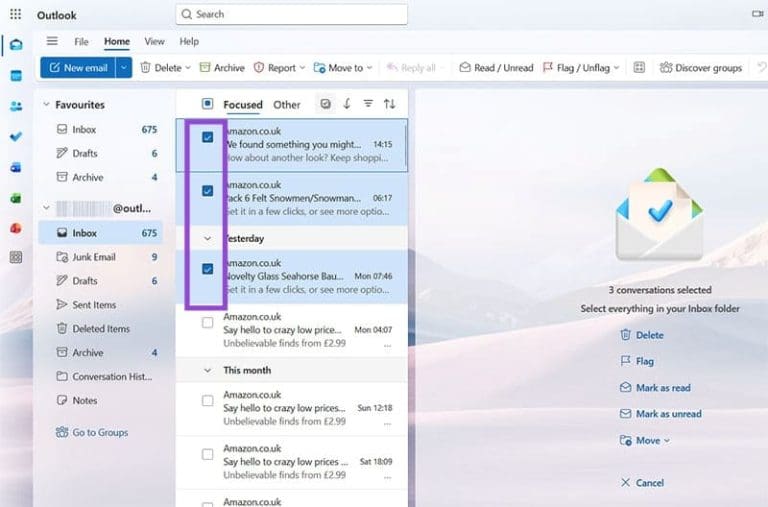 Can’t Select Multiple Emails in Outlook – What to Do - Guiding Tech