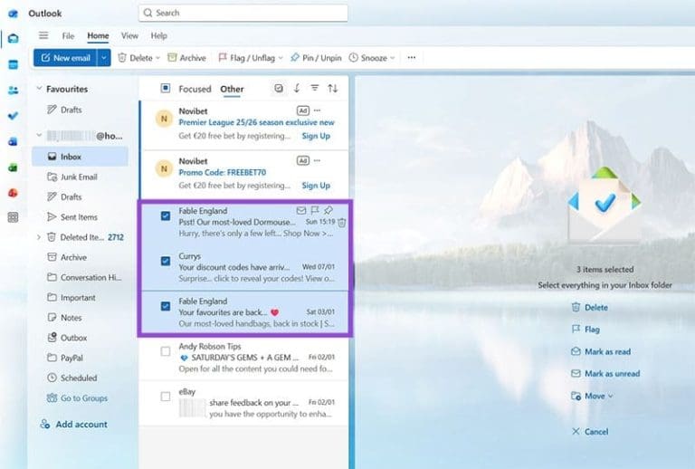 Can’t Select Multiple Emails in Outlook – What to Do - Guiding Tech