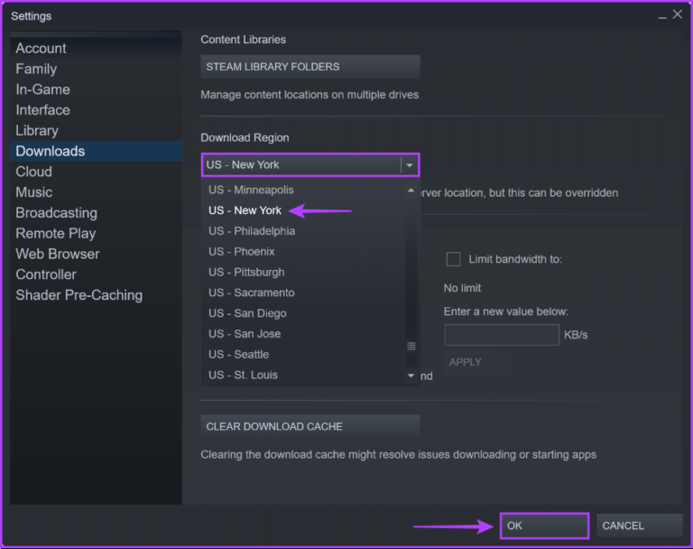 How to Make Steam Downloads Faster in Windows 11 - Guiding Tech