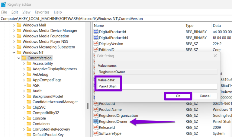 How to Check or Change Owner Details in Windows 11 - Guiding Tech